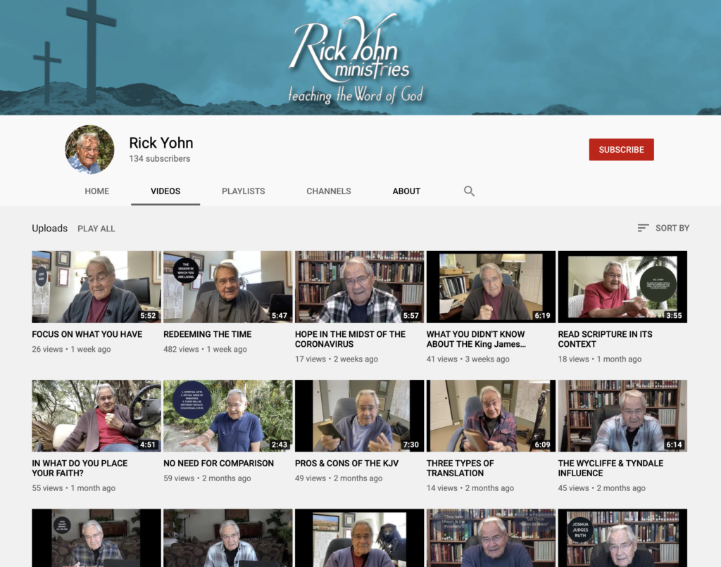 Videos – Rick Yohn Ministries